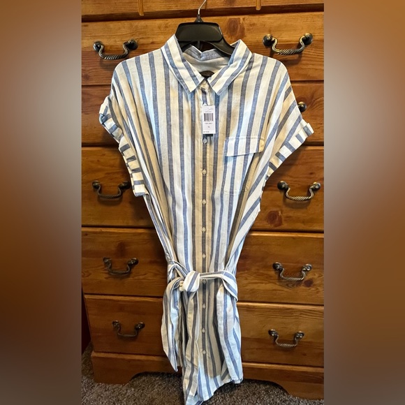 Pendleton | Dresses | Not For Sale Pendleton Nwt Linen Dress Blue And ...